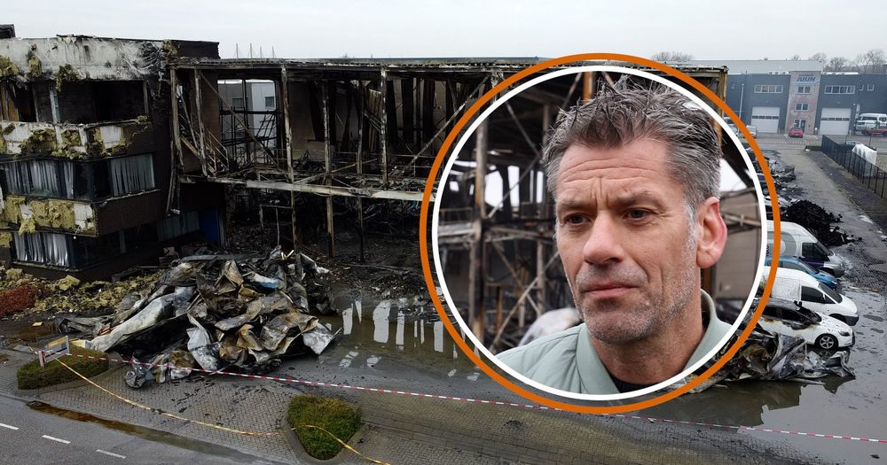 Ron zag zijn bedrijf compleet afbranden: 'Geen idee hoe dit ontstaan is' - Omroep Gelderland