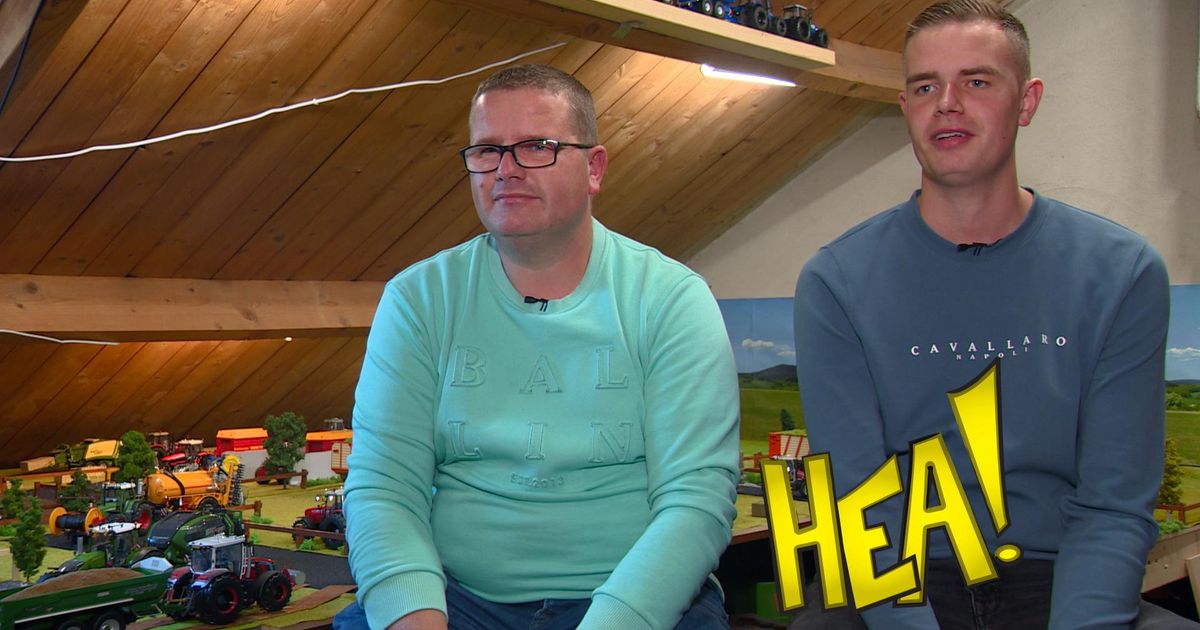 Bernard en Marcel hebben een kleine boerderij op zolder - Omrop Fryslân