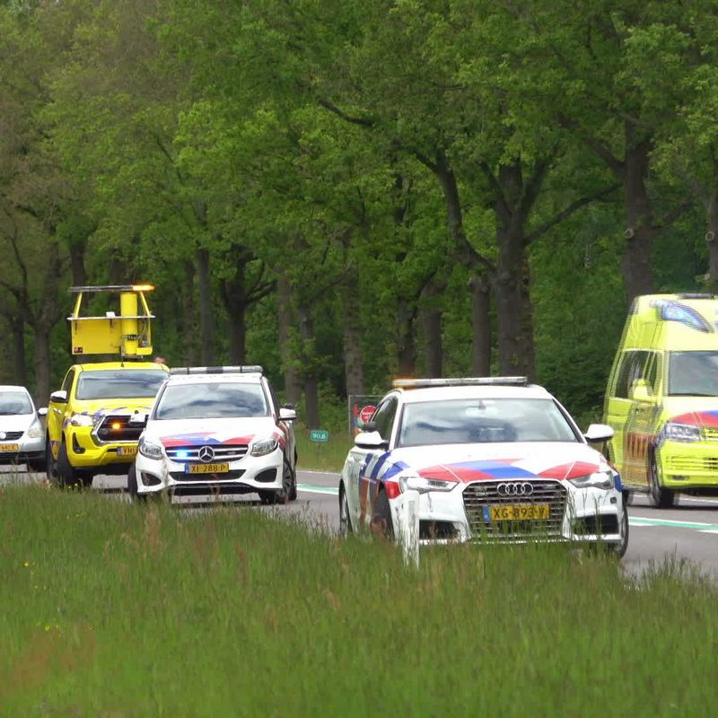 Het ongeluk met de vrachtwagen op de N34 - RTV Drenthe
