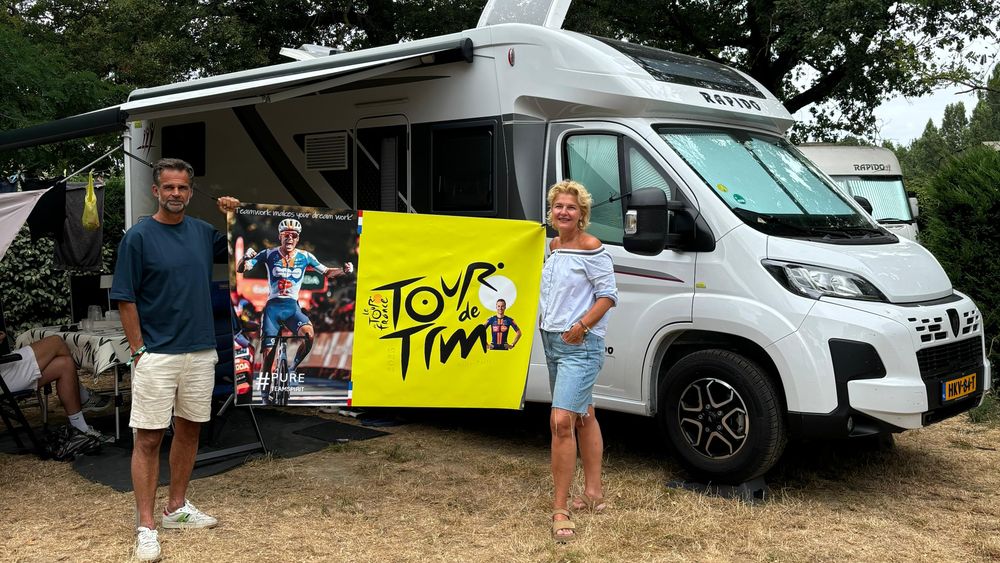 Geen Sicilië, wel de Tour: familie Naberman reist met camper achter ...