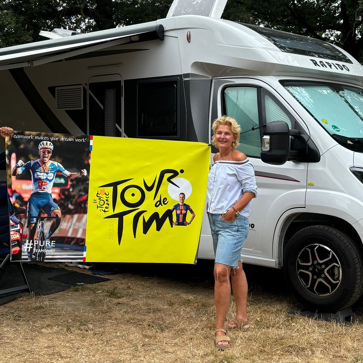 Geen Sicilië, wel de Tour: familie Naberman reist met camper achter ...