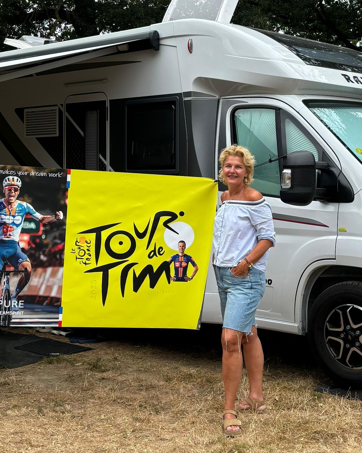 Geen Sicilië, wel de Tour: familie Naberman reist met camper achter ...