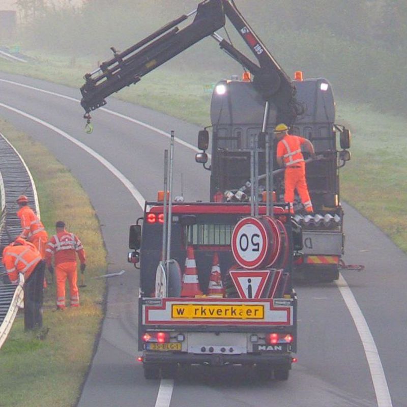 N18 afgesloten in beide richtingen door een ongeluk - Oost