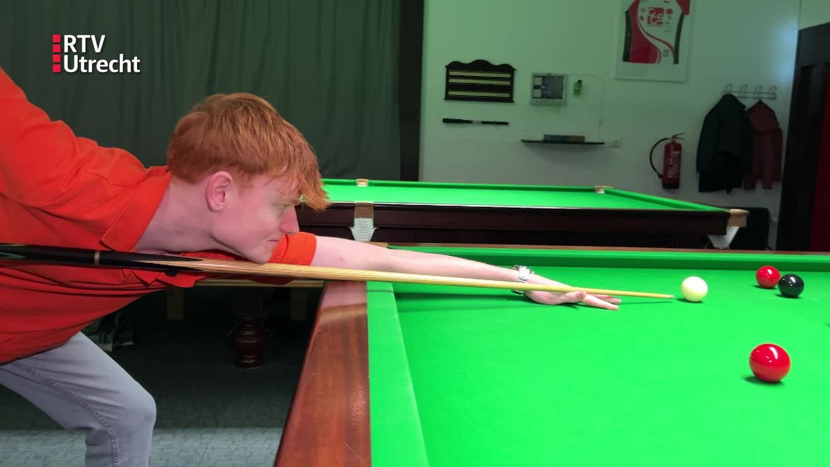 Hugo van Houten (18) gaat naar het WK snooker - RTV Utrecht