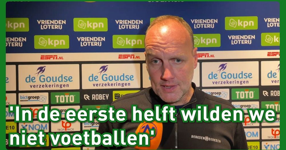 'We zijn afhankelijk van momenten' - RTV Noord