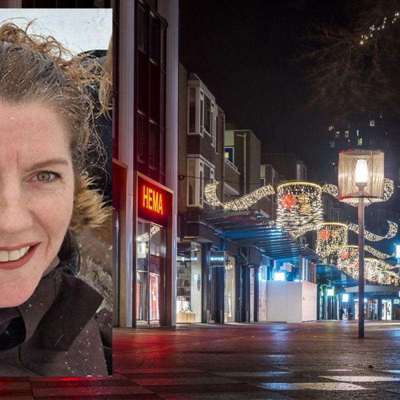 Melanie verleent EHBO aan vrouw die na val blijft liggen op bevroren ...