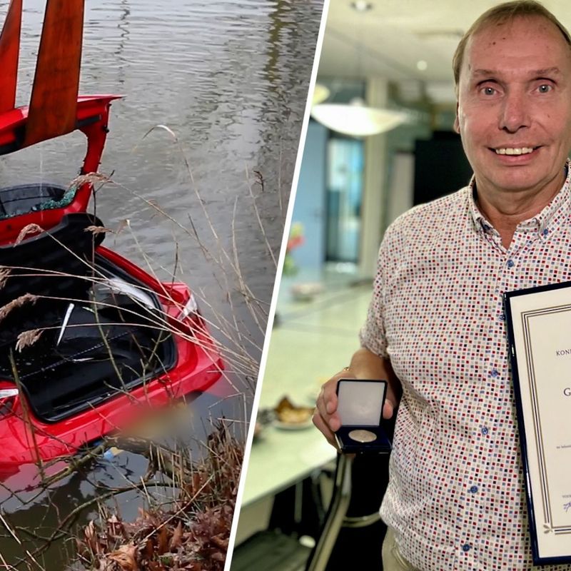 Gerrit-Jan duikt in ijskoud kanaal en redt leven: 'Een echte heldendaad ...