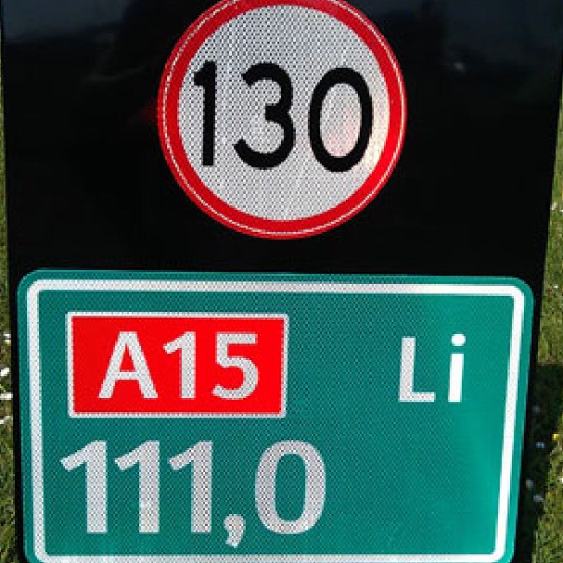 Maximumsnelheid A15 beter te zien - Omroep Gelderland