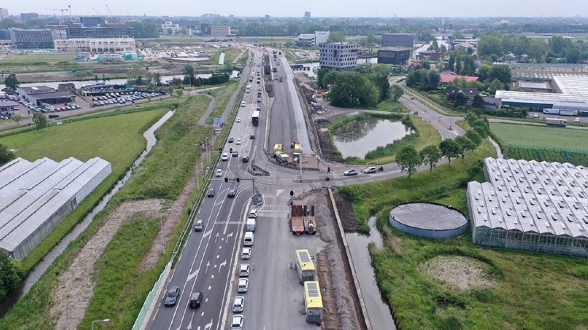 N206 bij Leiden gaat in juli (deels) dicht voor werkzaamheden - Omroep West