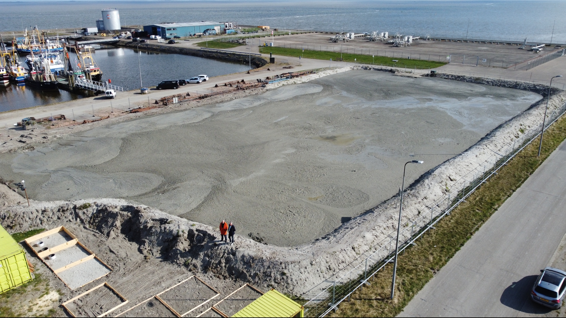 Slib uit haven Lauwersoog rijpt in nieuw depot tot nuttige bouwstof ...