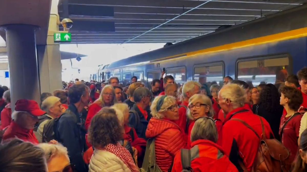 Drukte op Utrecht Centraal door demonstratie met 150.000 deelnemers in ...