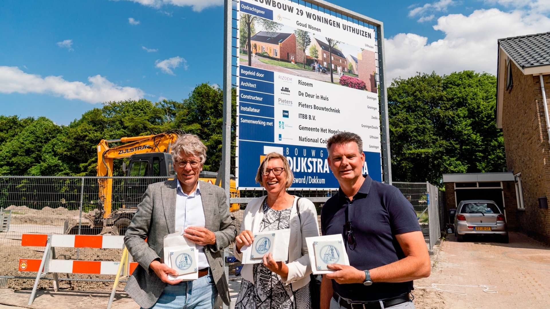 Versterkingsoperatie Uithuizen gestart: 29 nieuwe woningen aan ...