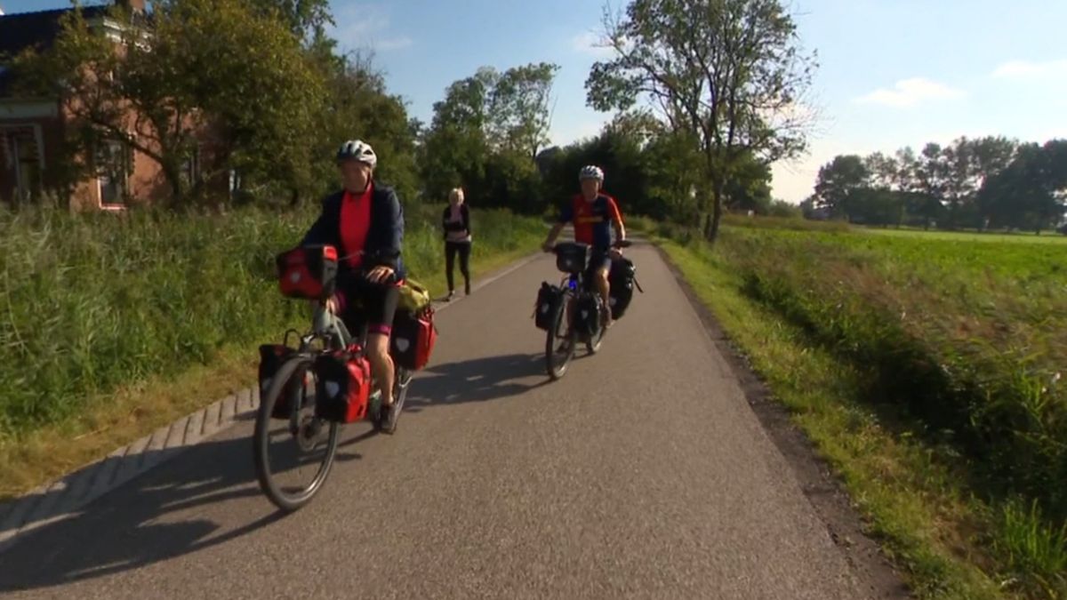 'Op de fiets hier in Groningen ben je echt gelukkig' - RTV Noord