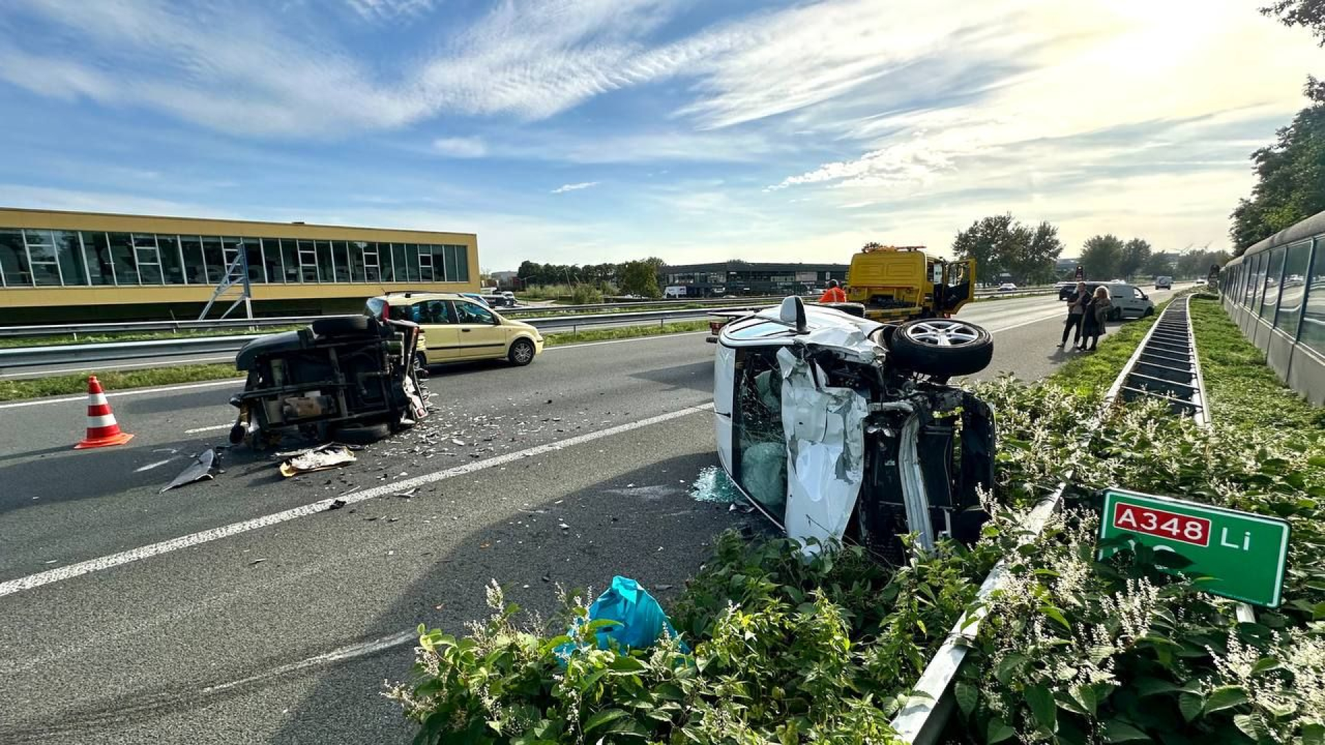 Megafile op A2 • grote ravage - Omroep Gelderland