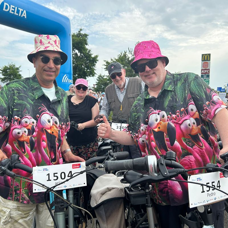 Wind, zweet en tranen: Delta Ride for the Roses dag twee zit erop ...