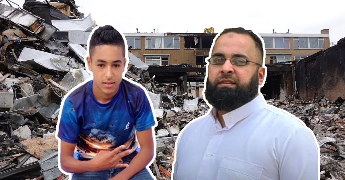 Kamran (43), Mustafa (33) en Ilyas (22) belandden onder het puin na ...