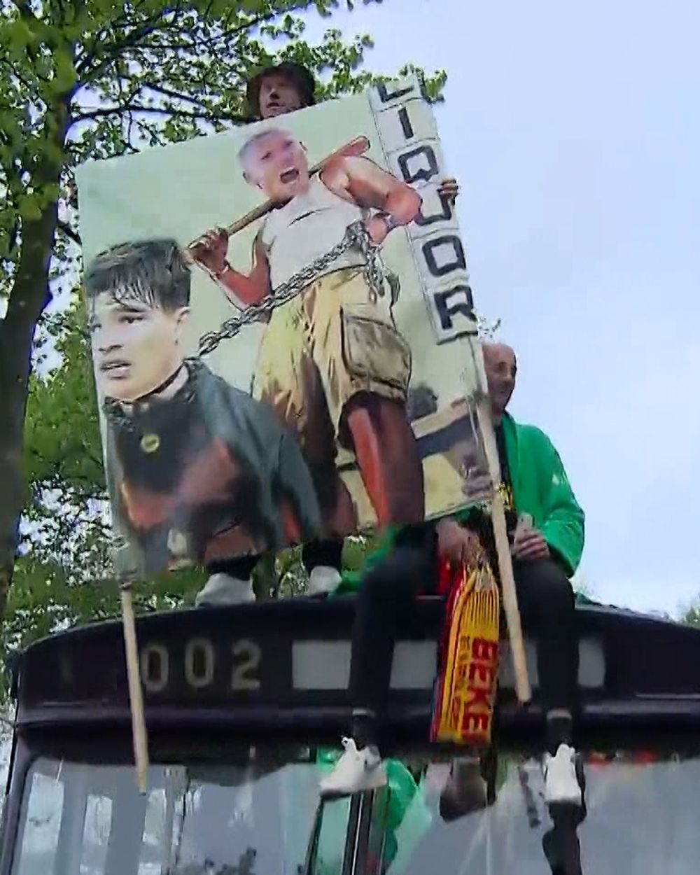 Victor Edvardsen door het stof na tonen spandoek Wouter Goes: "Het was ...