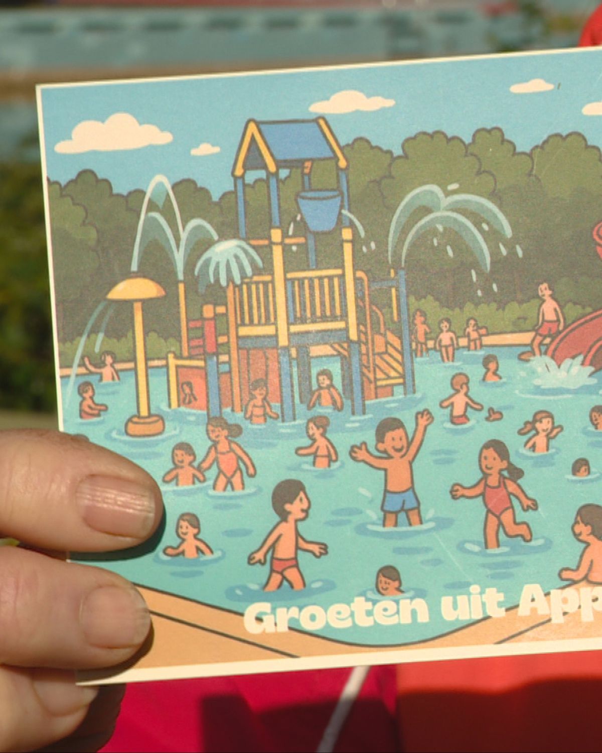 Appelscha probeert met ansichtkaartenactie het iconische bosbad van ...