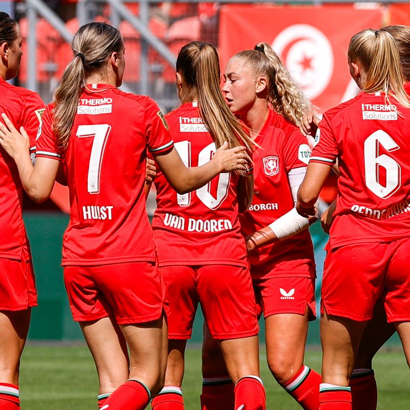 Programma: interlands Oranje en kwalificatie Champions League Twente Vrouwen - Oost