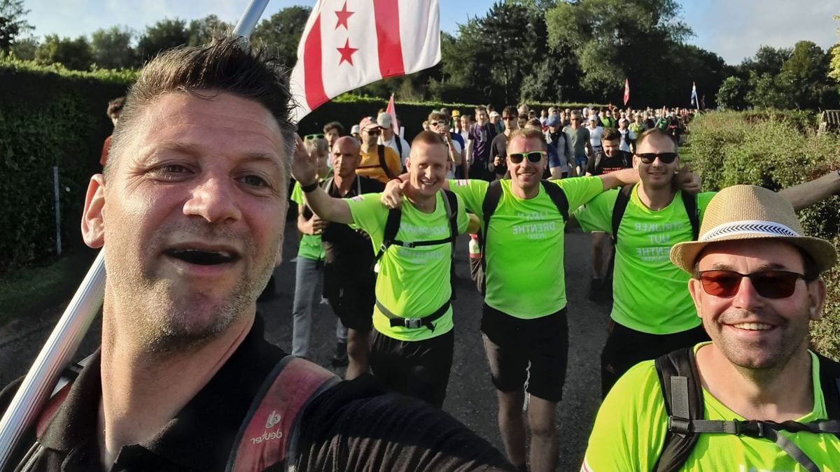 Jos Luten in de Vierdaagse: Been voor been, dan kom je er wel - RTV Drenthe