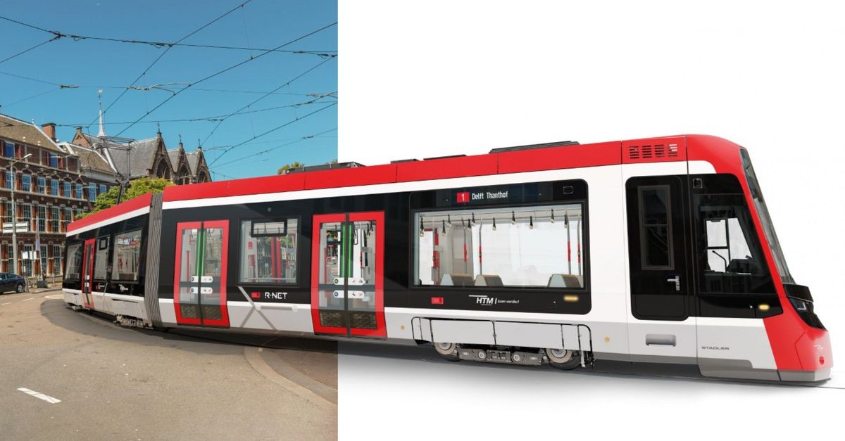 Dit wordt de nieuwe HTM-tram: rood-beige trams verdwijnen in 2026 - Den ...