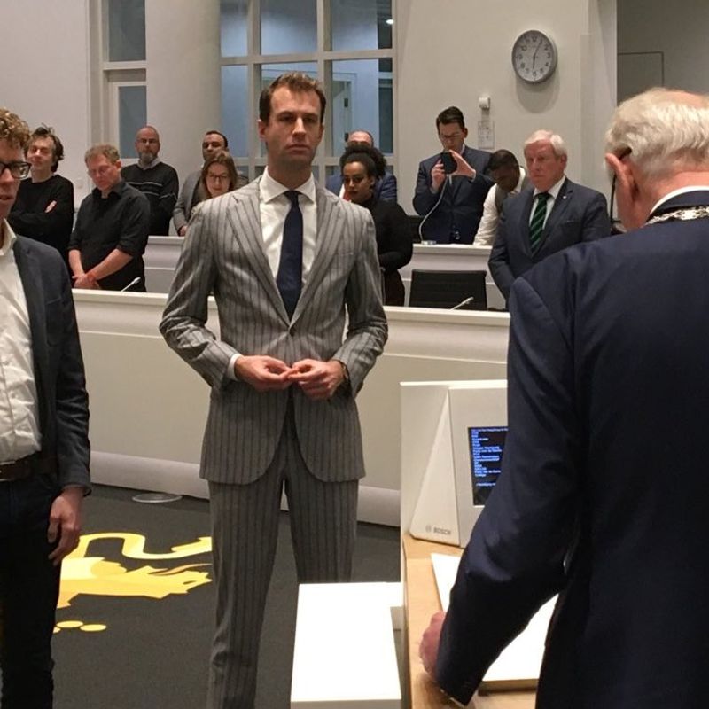 Martijn Balster en Hilbert Bredemeijer beëdigd als wethouders Den Haag ...
