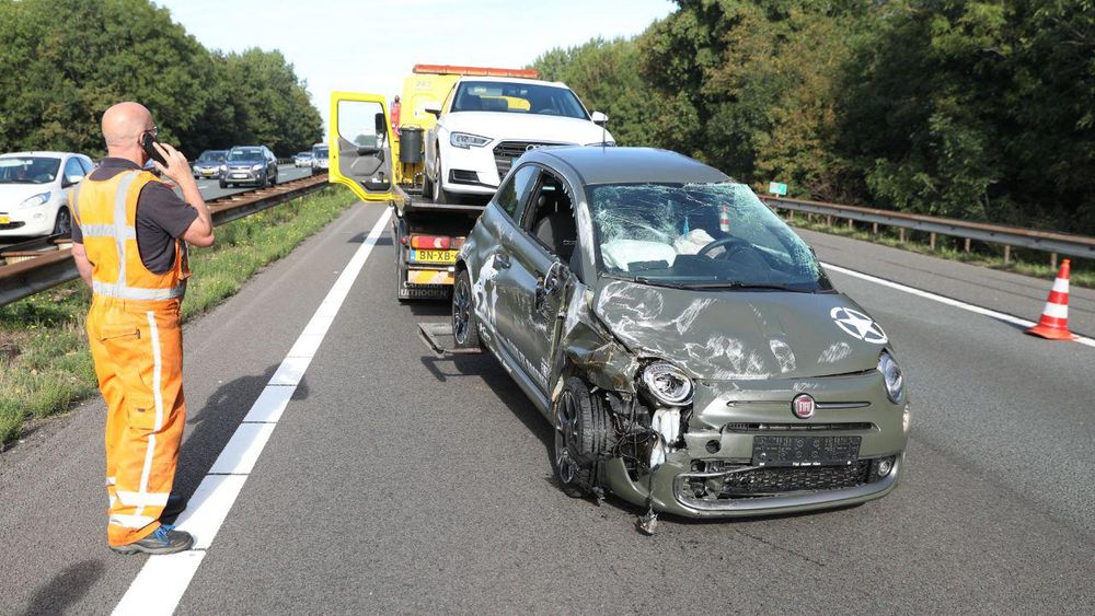 Lange file na ongeval op A12, weg weer vrij - Omroep Gelderland