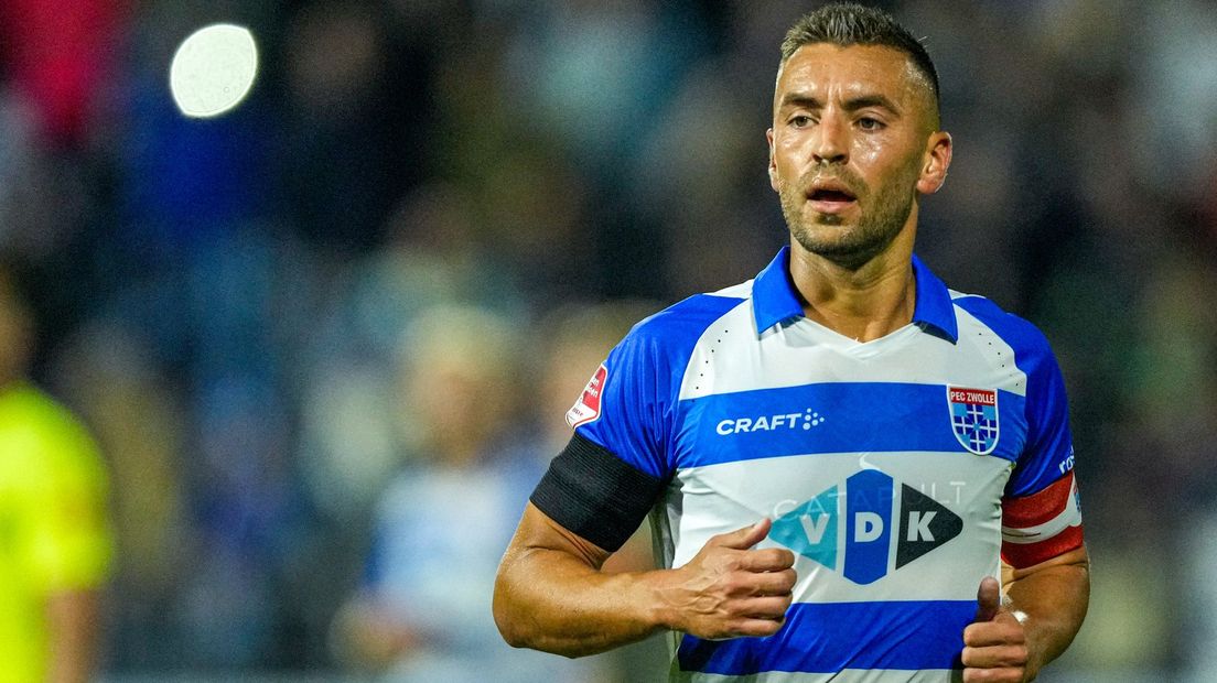 Bebloed gezicht Bram van Polen enige smetje na winstpartij PEC Zwolle ...