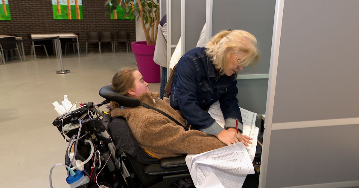 Meervoudig gehandicapt en voor het eerst stemmen: 'Ze was heel ...