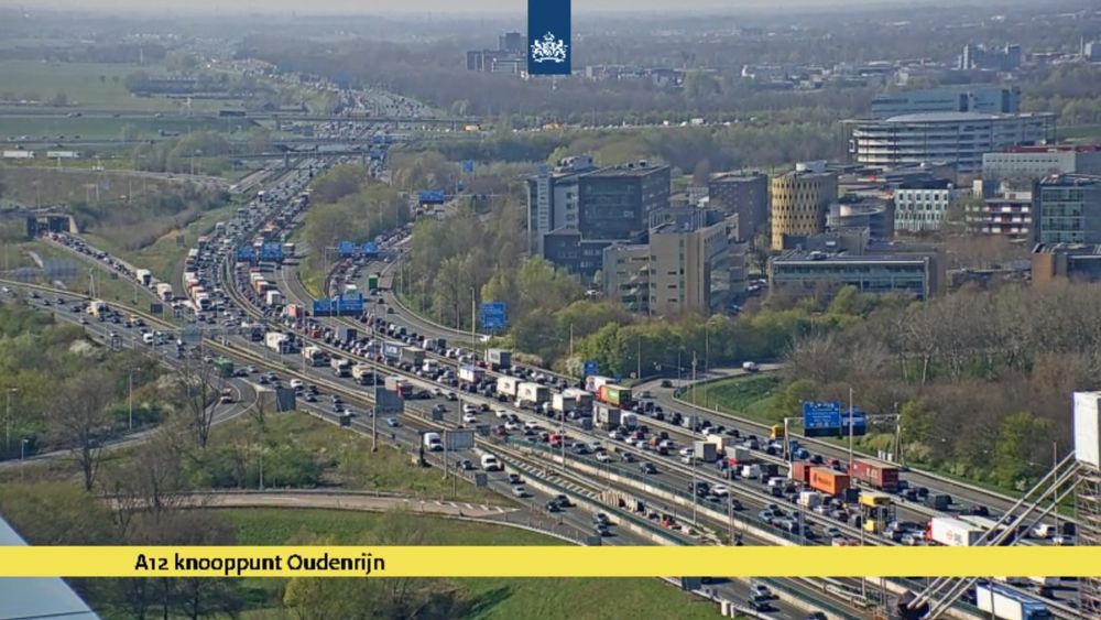 A12 bij Oudenrijn weer open na ongeluk, vertraging voorbij - RTV Utrecht
