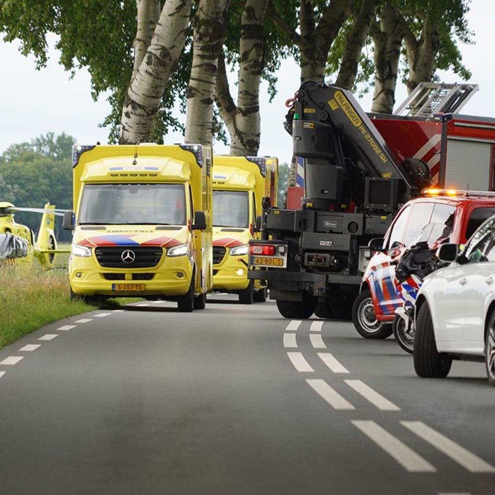 Twee personen ernstig gewond bij ongeval Rasquert (update) - RTV Noord