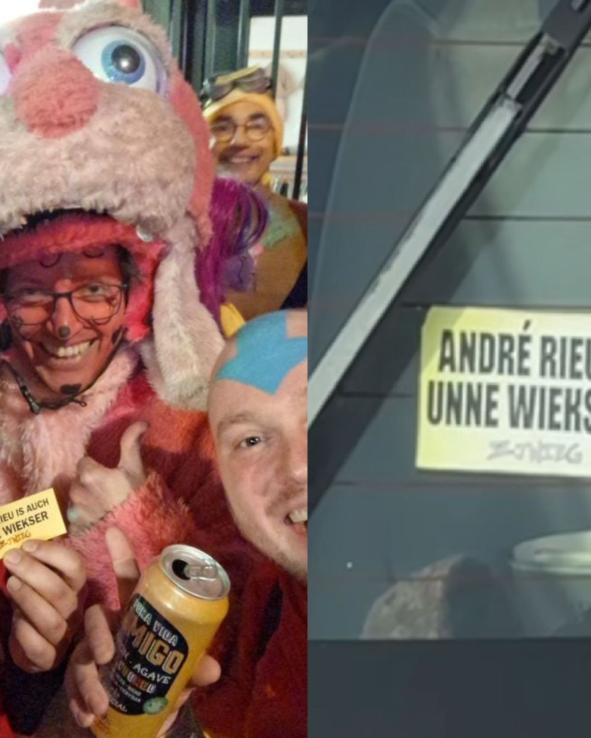 Wiekser-sticker André Rieu zorgt voor komische ontmoeting tussen zoon ...