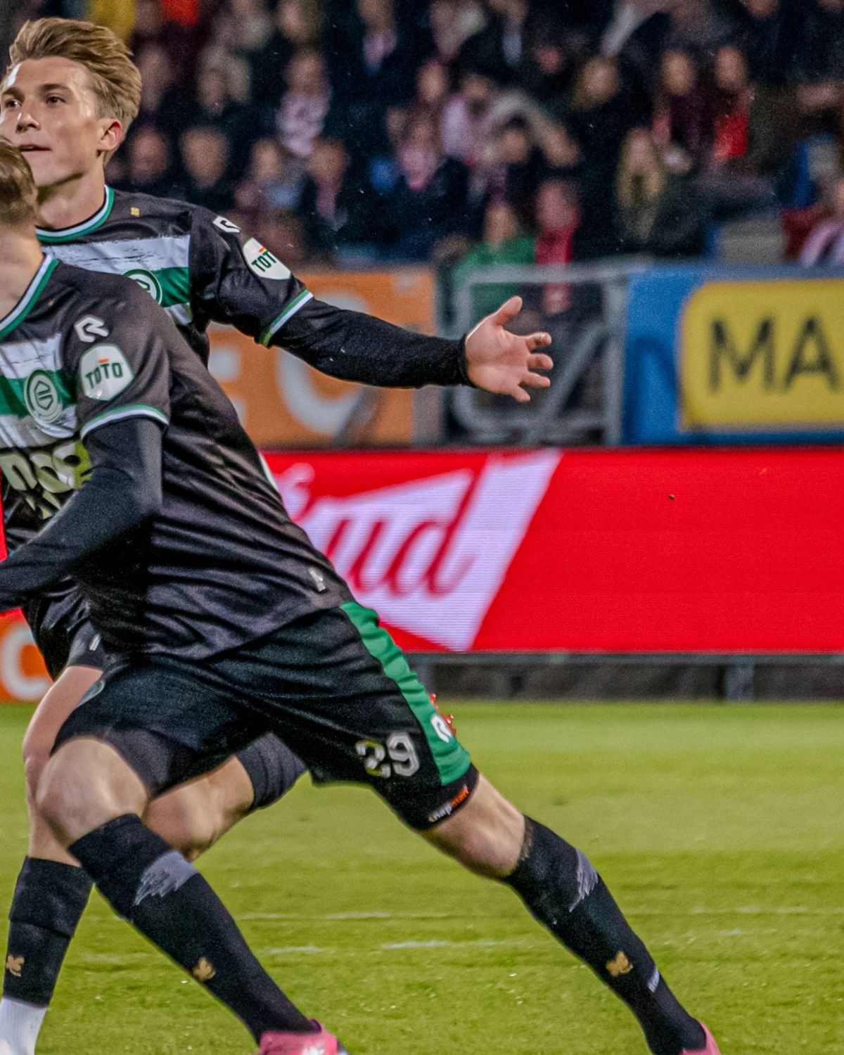Warming-up: Willem II - FC Groningen - RTV Noord