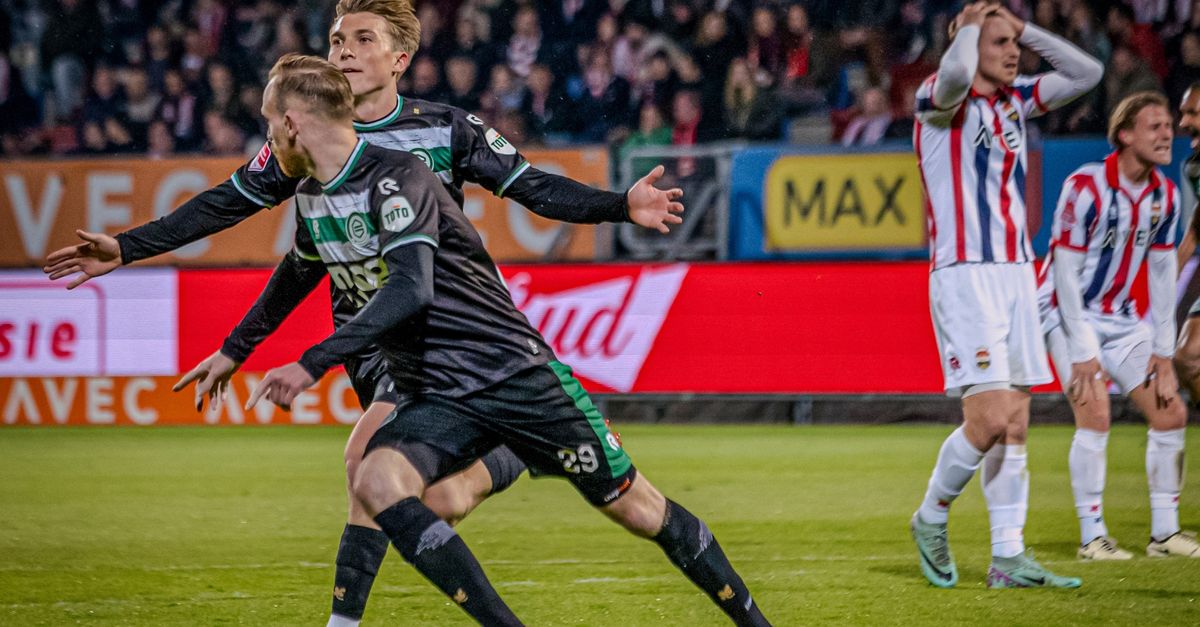 Warming-up: Willem II - FC Groningen - RTV Noord