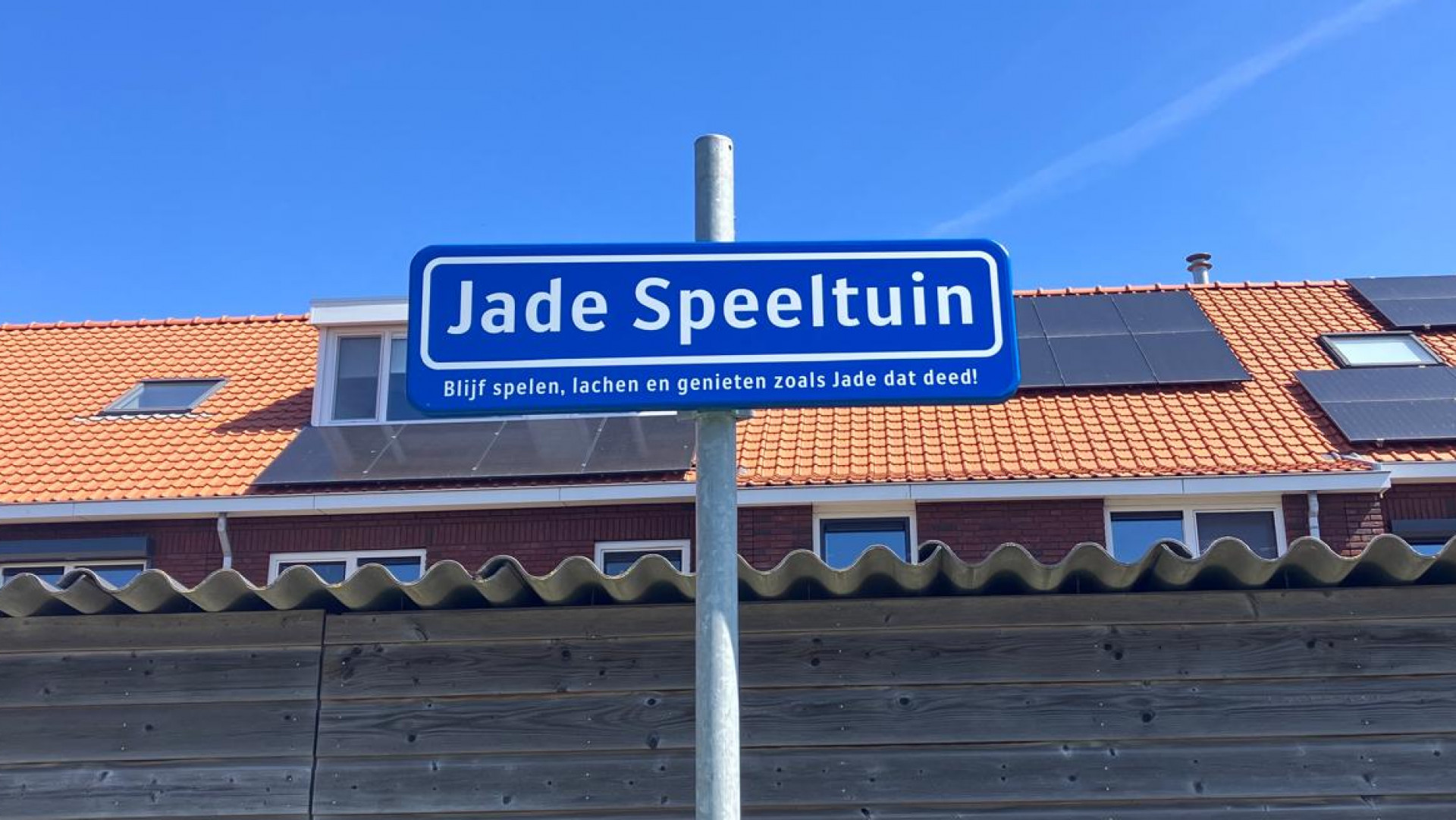 Speeltuin draagt naam van Jade Kops: 'Ze was zo dankbaar' - Omroep West