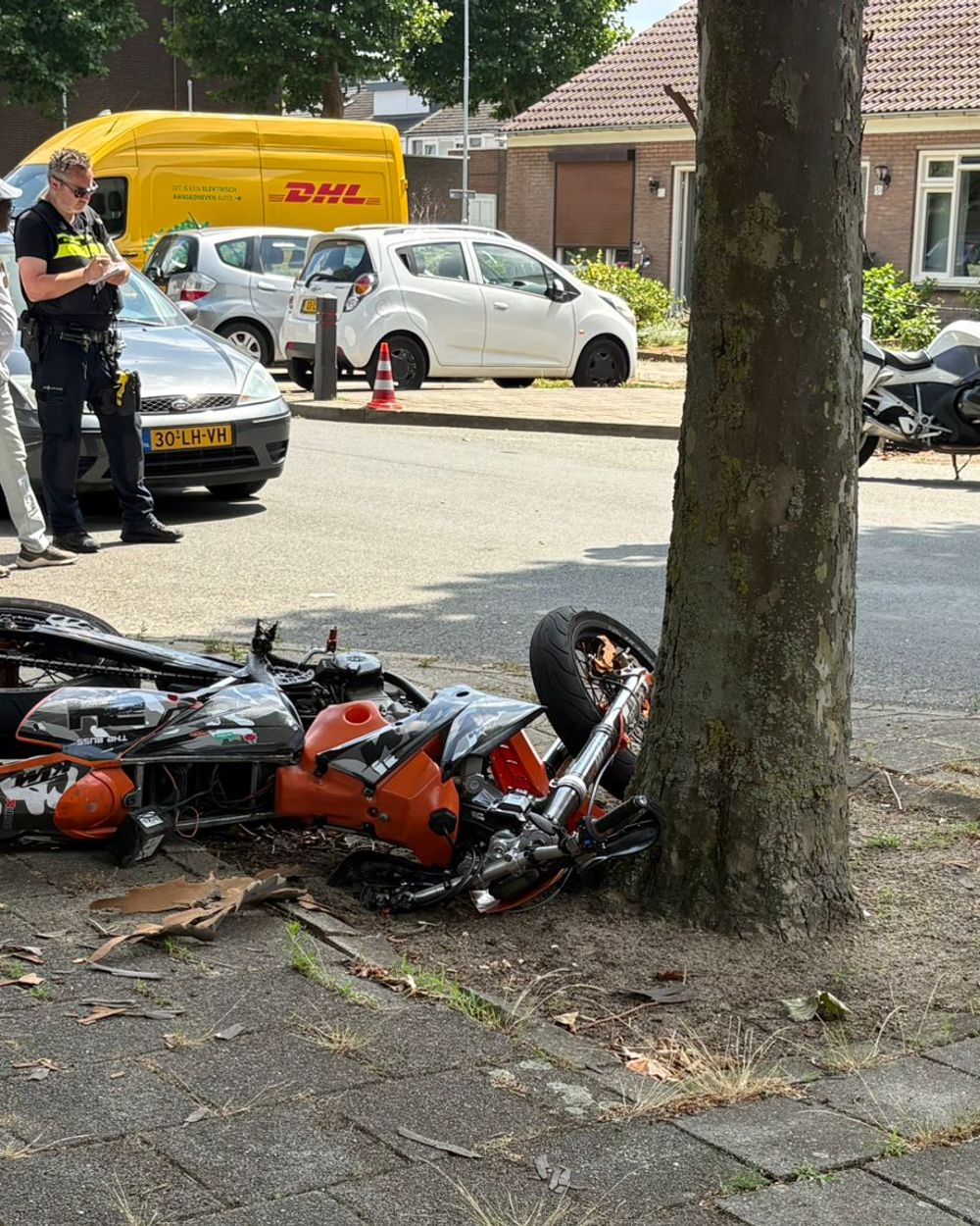 Motorrijder gewond bij eenzijdig ongeval in Blerick - L1 Nieuws