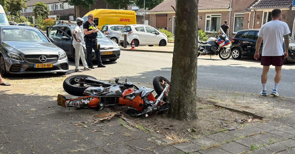 Motorrijder gewond bij eenzijdig ongeval in Blerick - L1 Nieuws