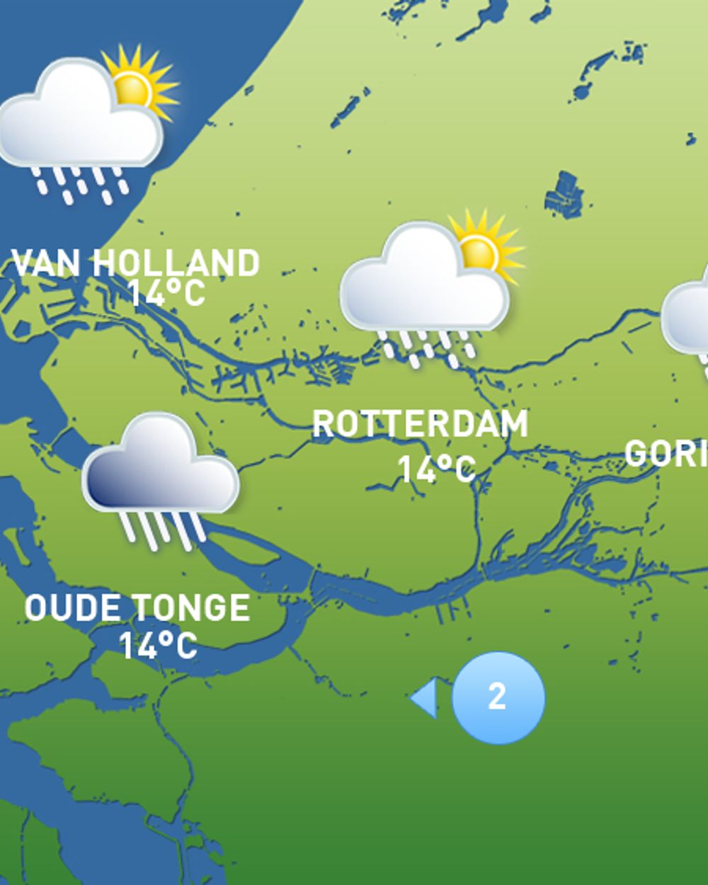 Het weer van vandaag: toenemende kans op buien - Rijnmond