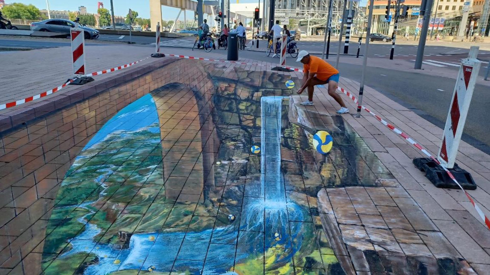 Pak je smartphone! Met deze 3D-kunstwerken kun je in Rotterdam op de ...