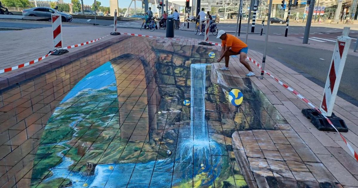 Pak je smartphone! Met deze 3D-kunstwerken kun je in Rotterdam op de ...