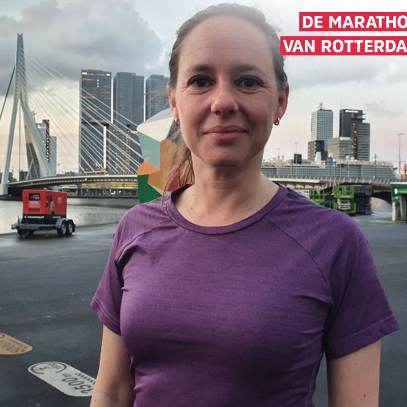 Chantal loopt met slechts drie weken training de marathon om gestolen ...