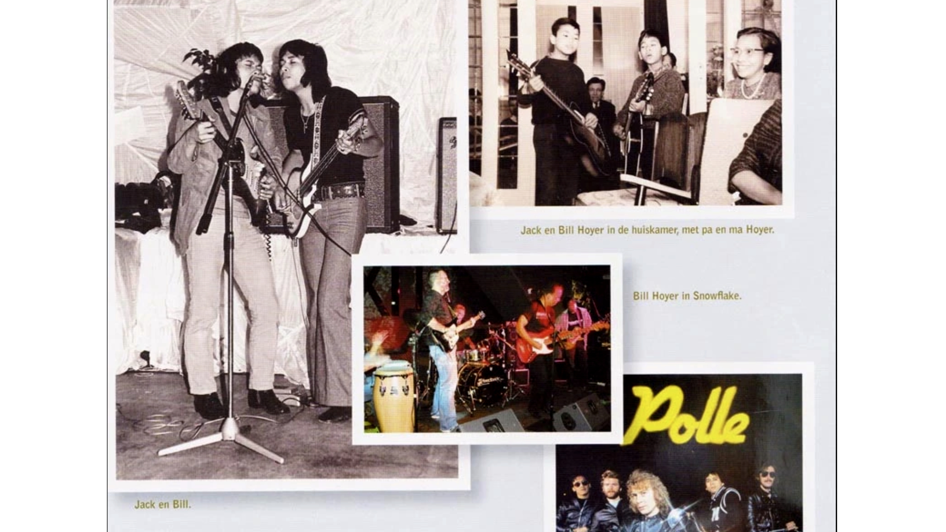 Jack & Bill stonden in het voorprogramma van The Beatles, maar het was over toen ze de baard in ...