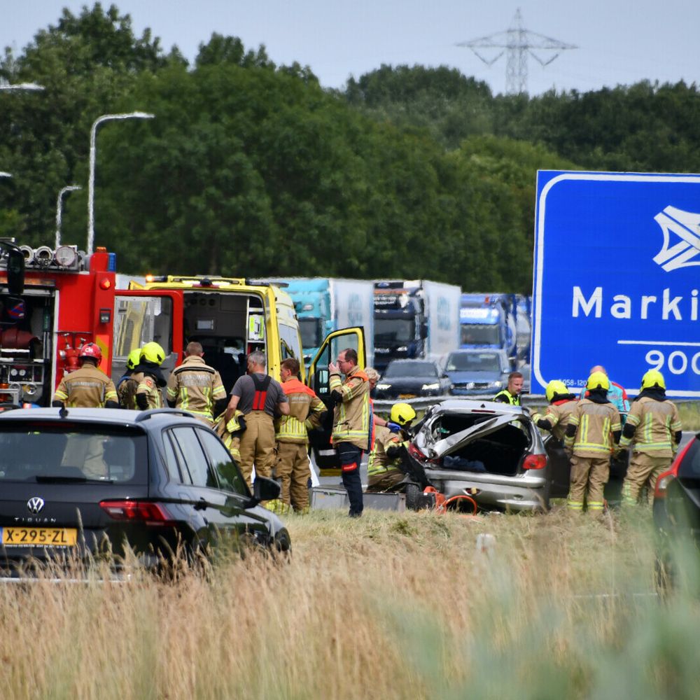 Flinke file na ongeluk op A58 bij Rilland - Omroep Zeeland