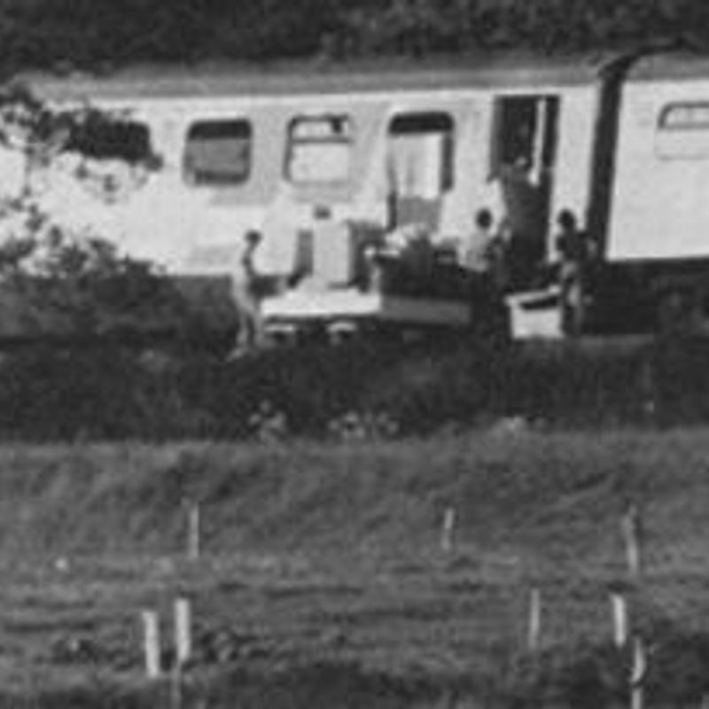 Filmopnames over treinkaping De Punt - RTV Drenthe