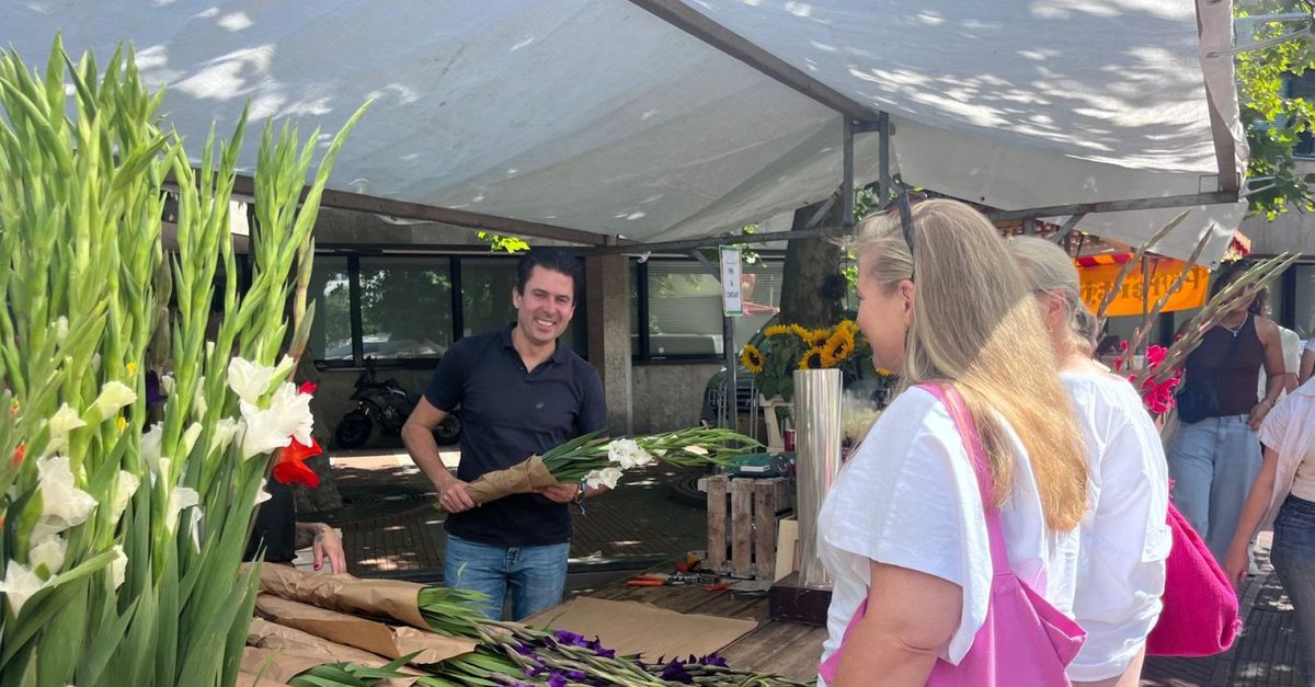 Gladiolen vliegen over de toonbank op slotdag Vierdaagse: ‘Het is ieder ...