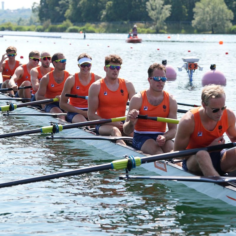 Roeier Jan van der Bij pakt zilver in sensationele race met Holland ...