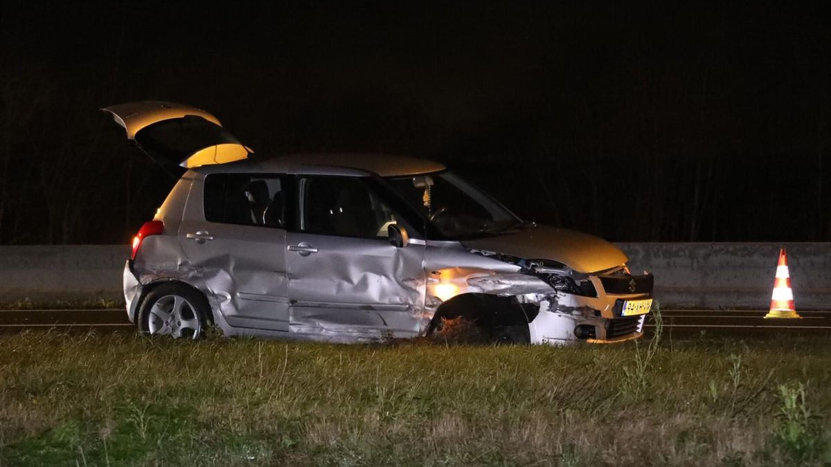 Zes auto's betrokken bij ongeval op A2 bij Roosteren - L1 Nieuws