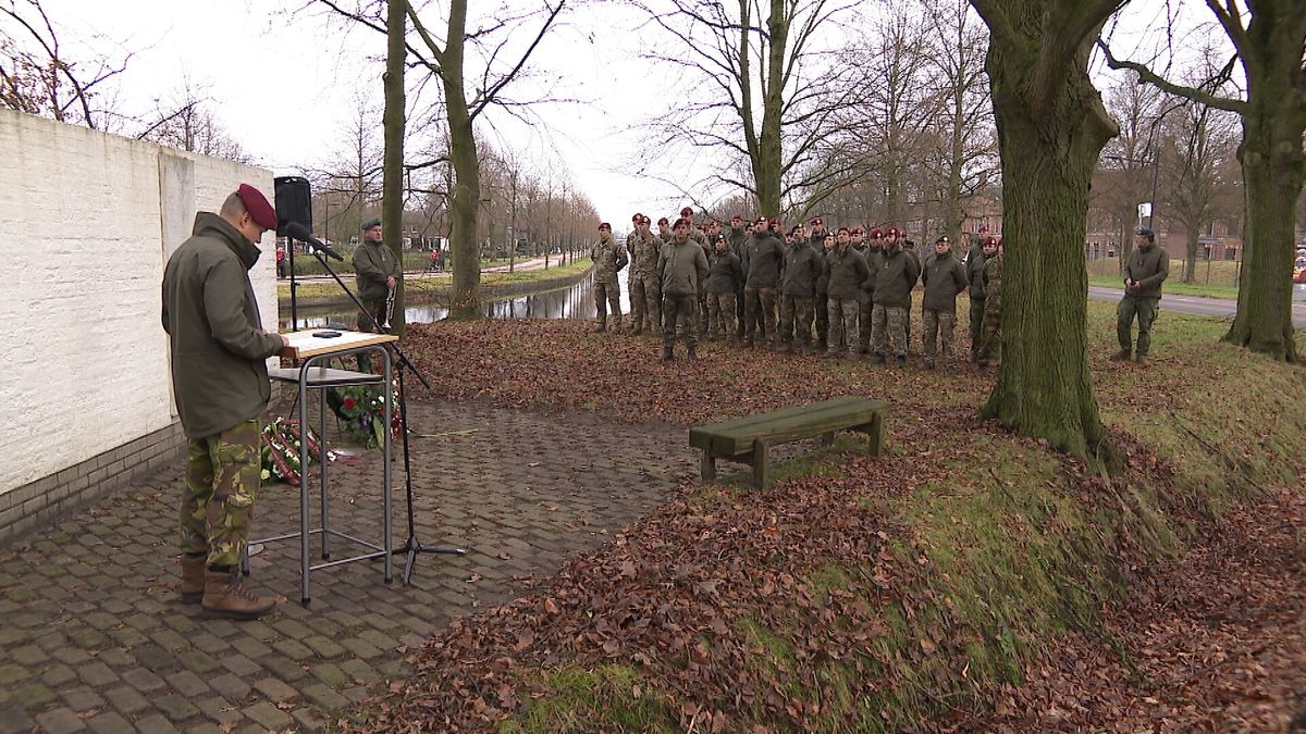 Herdenking Franse parachutisten bij Johan Willem Frisokazerne in Assen ...