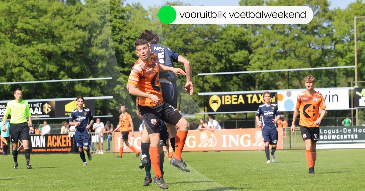 Deze wedstrijden worden vanmiddag en morgen gespeeld in het ...