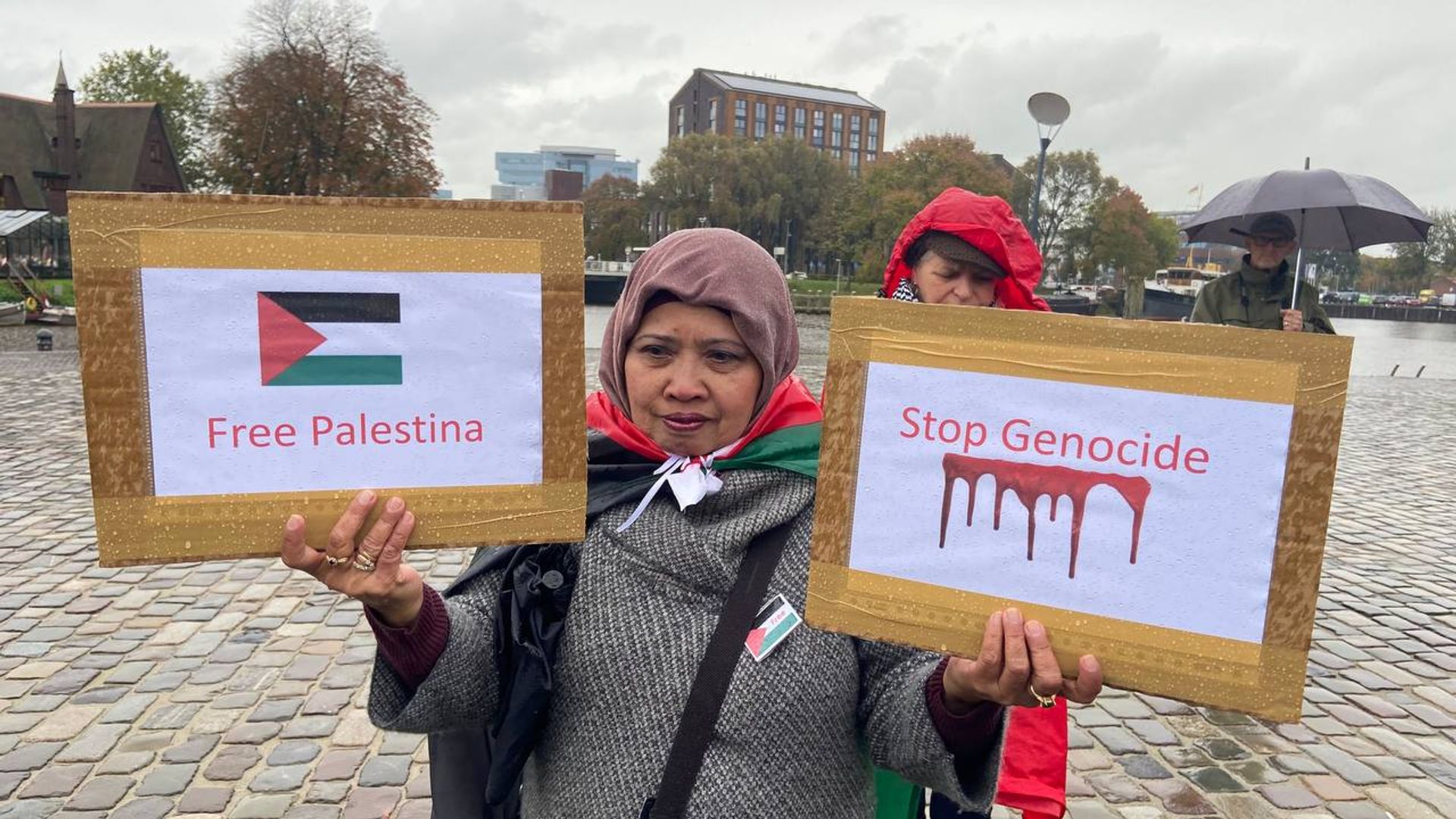 Pro-Palestina demonstratie Zwolle trekt honderden mensen - Oost